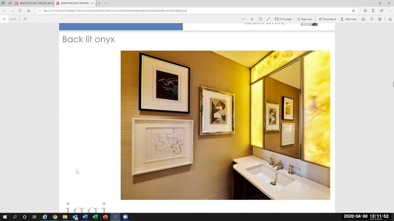 Interior Design Masterclass with Susan White - YouTube