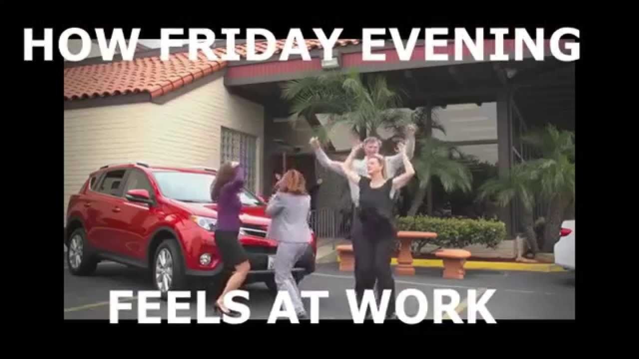 how friday evening feels at work - YouTube