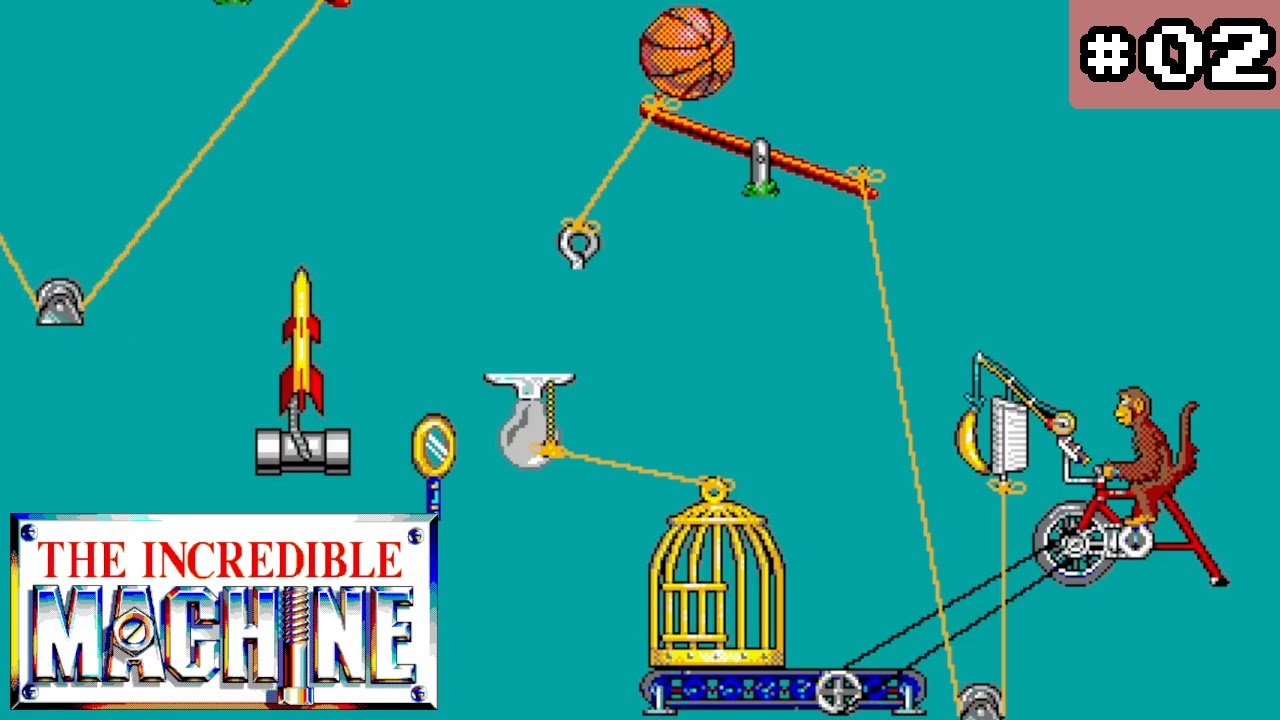 Let's Play The Incredible Machine - Part 2 - Monkey Business - YouTube