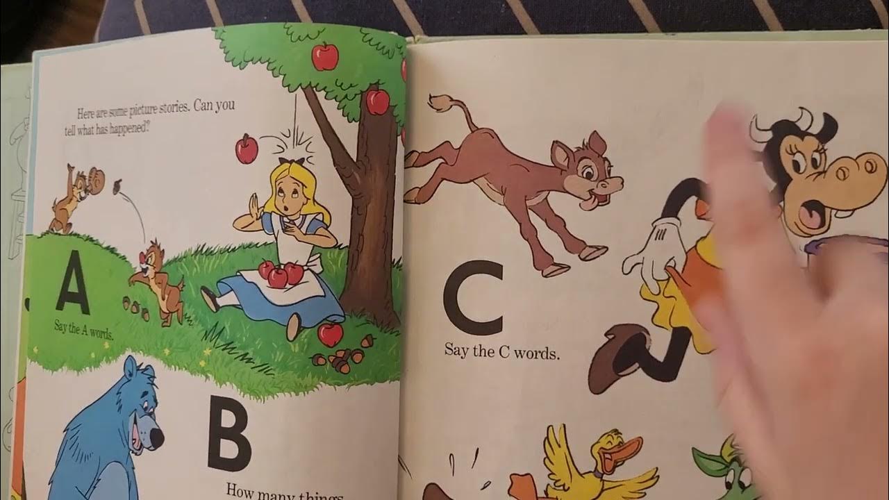 Walt Disney Alphabet A to Z - Jackson and Mommy - YouTube