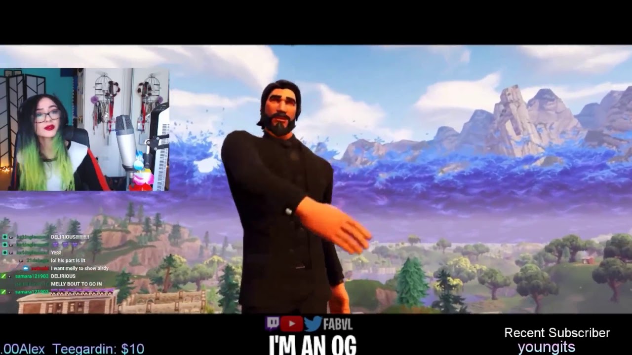 Angel melly reacts to fortnite rap battle - YouTube