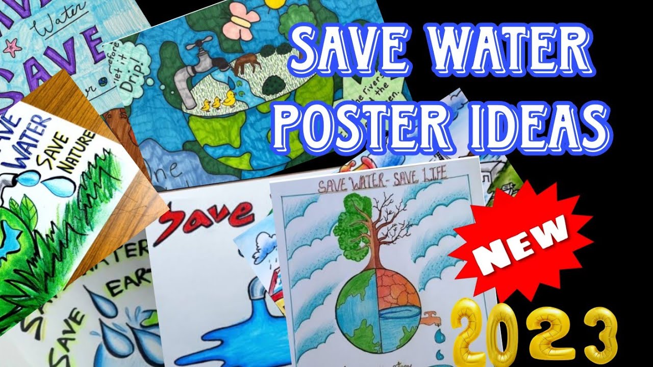 save water poster ideas/Save water and Save nature - YouTube