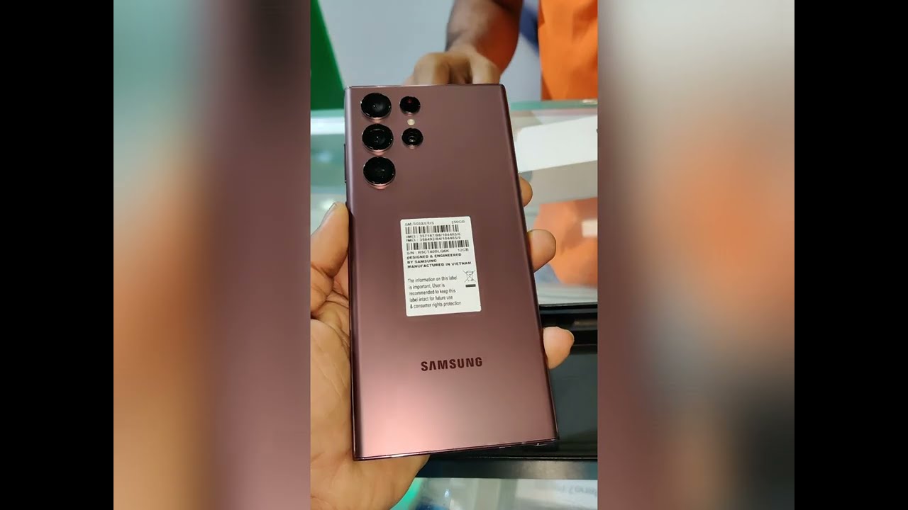 Samsung Galaxy S22 Ultra First Look|| Samsung Galaxy S22 Ultra Unboxing ...