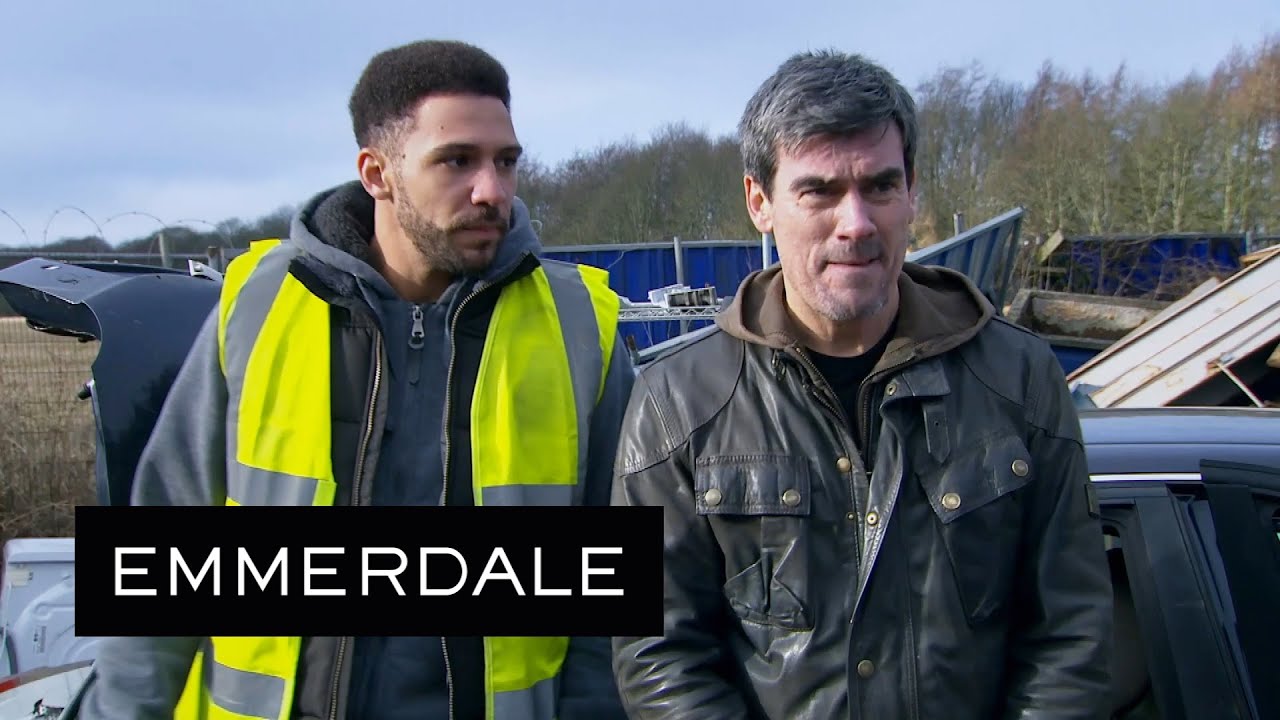 Emmerdale - The Police Search Cain's Garage For the Gun - YouTube