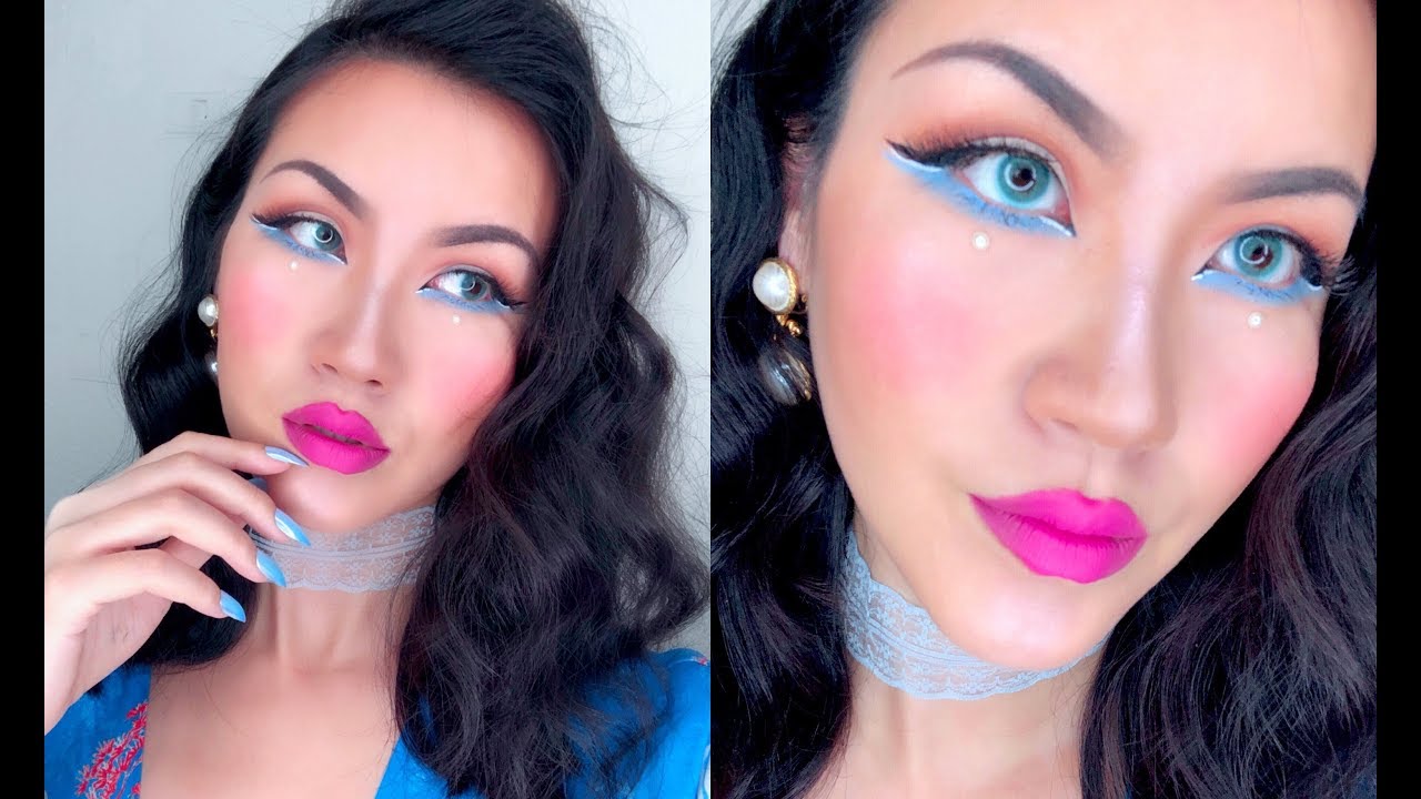 Vintage Glam Makeup Tutorial | Retro Vibes | 欧美复古宫廷风妆容 | Style Elena ...