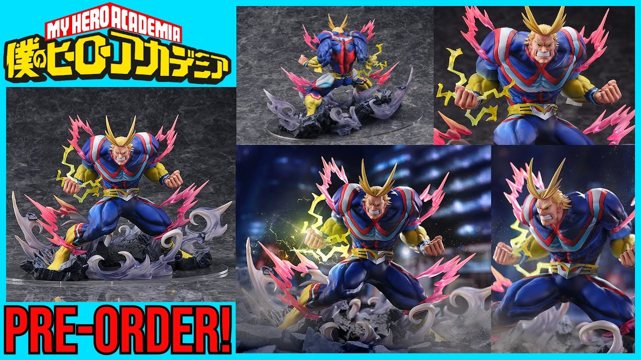 NEW My Hero Academia S-Fire All Might 1/8 Scale Figure PRE-ORDER! - YouTube