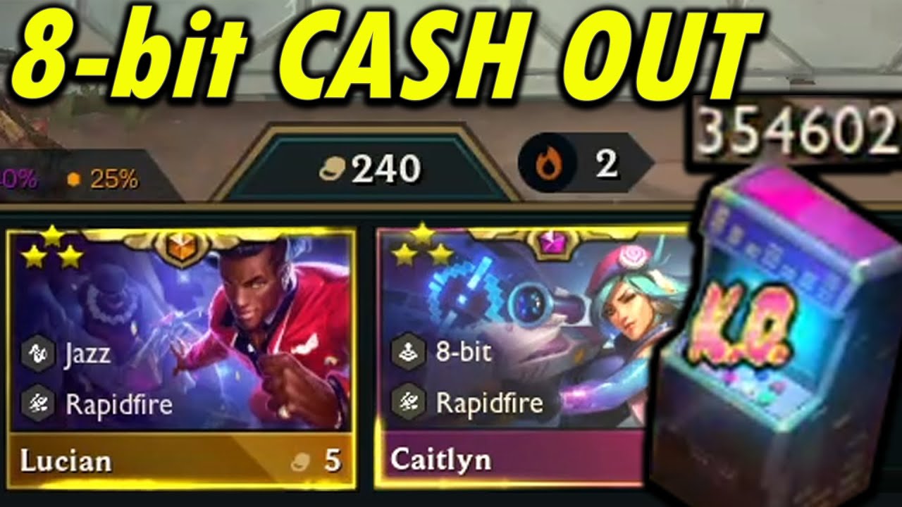 8-bit CASH OUT | DUO CARRY LUCIAN ⭐⭐⭐ AND CAITLYN ⭐⭐⭐ 6-BIT CRAZY GAME ...