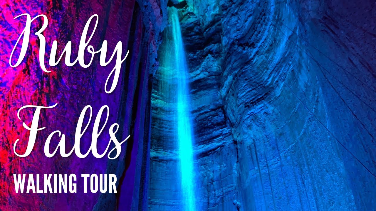 Underground Waterfall - Ruby Falls TN - YouTube