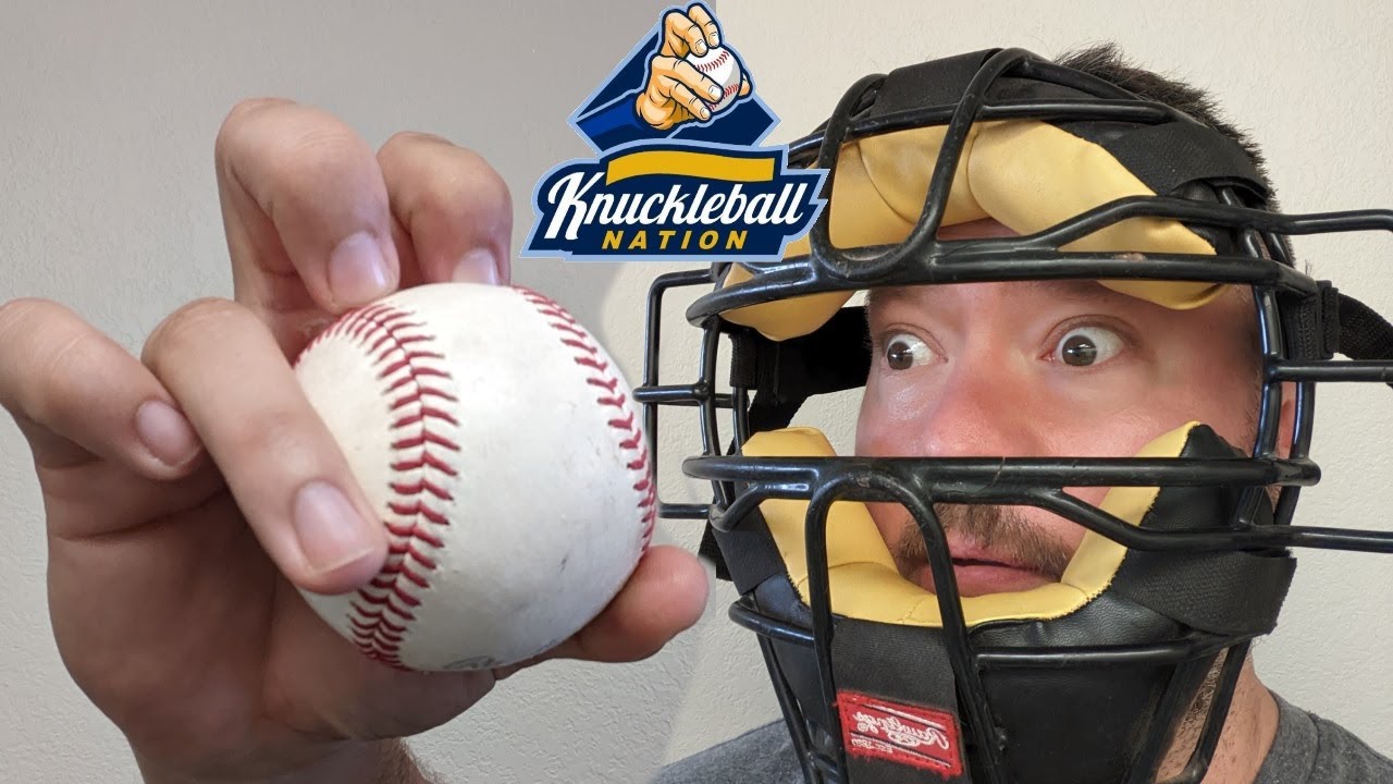 Pro Knuckleballer From Catcher's View - YouTube
