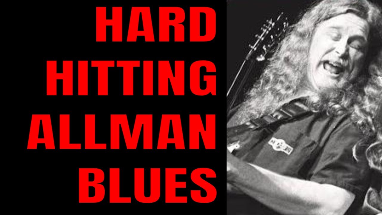Hard Hitting Blues Rock Allman Brothers Style Backing Track (B Minor ...