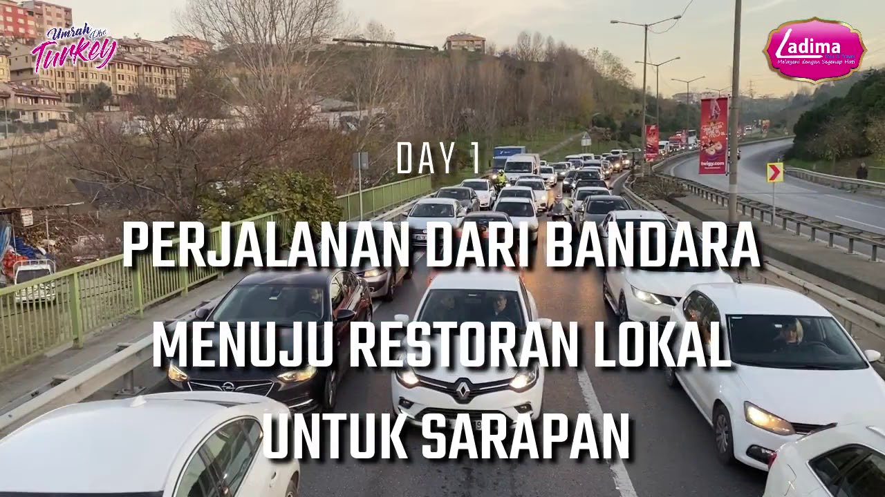 Jamaah Ladima Tour & Travel melanjutkPerjalanan dari bandara menuju ...