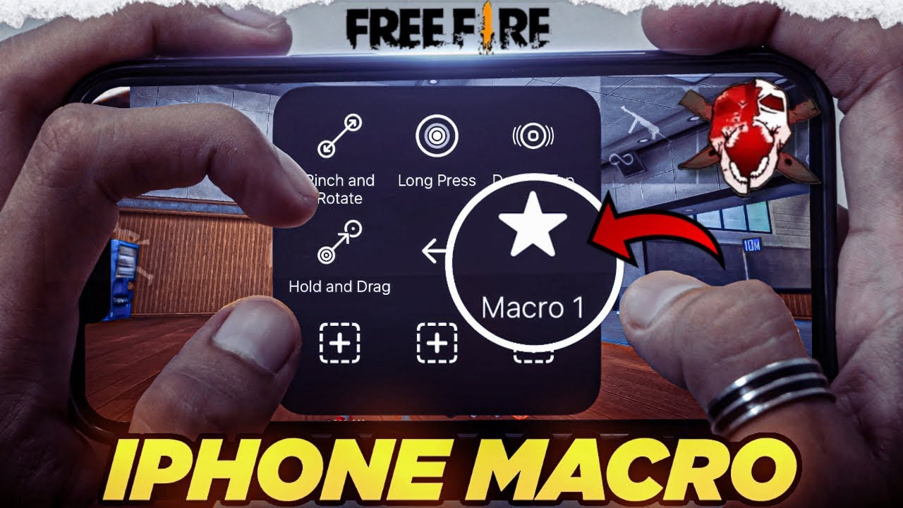 IPhone Macro Settings ⚙️ | Free Fire 🔥 | 97% Headshots 🇧🇷 - YouTube