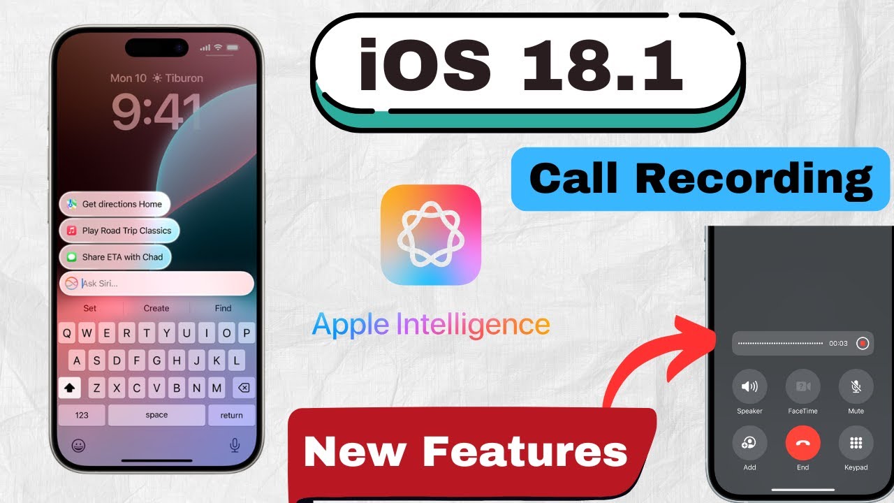 iOS 18.1 Stable - New Features || Call Recording - YouTube