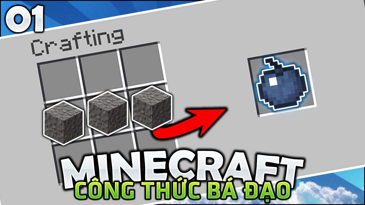 SỎI CŨNG CÓ THỂ ĂN ĐƯỢC ???!!! (MINECRAFT CÔNG THỨC BÁ ĐẠO TẬP 1) - YouTube