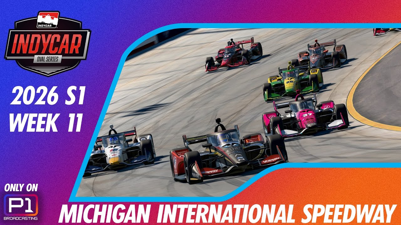 IndyCar Oval Series Tues Night Top Split | MICHIGAN | 2026S1 W11 ...