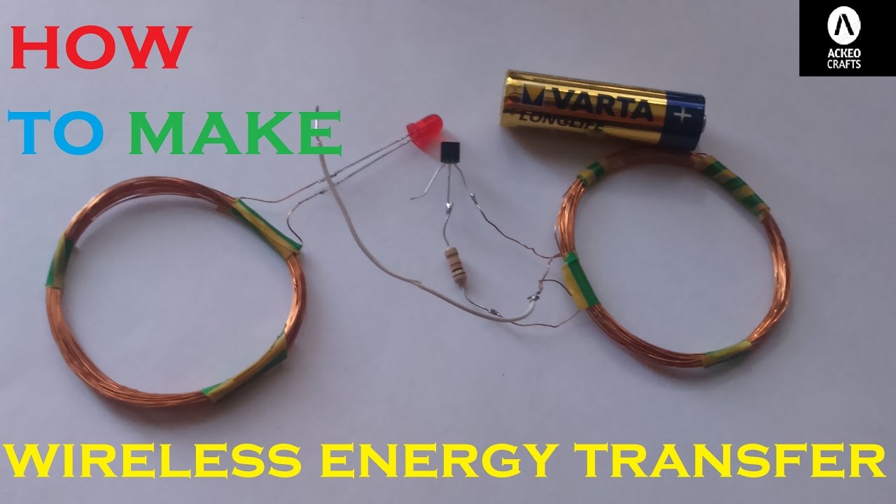 HOW TO MAKE WIRELESS ENERGY TRANSFER GENERATOR - YouTube