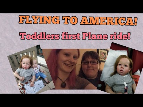 Flying to AMERICA! | TODDLER'S FIRST PLANE RIDE - YouTube