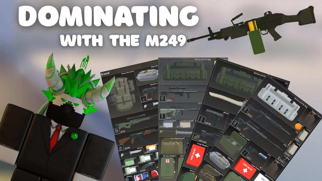 CRAZY M249 KILL STREAK - Apocalypse Rising 2 (Roblox) - YouTube