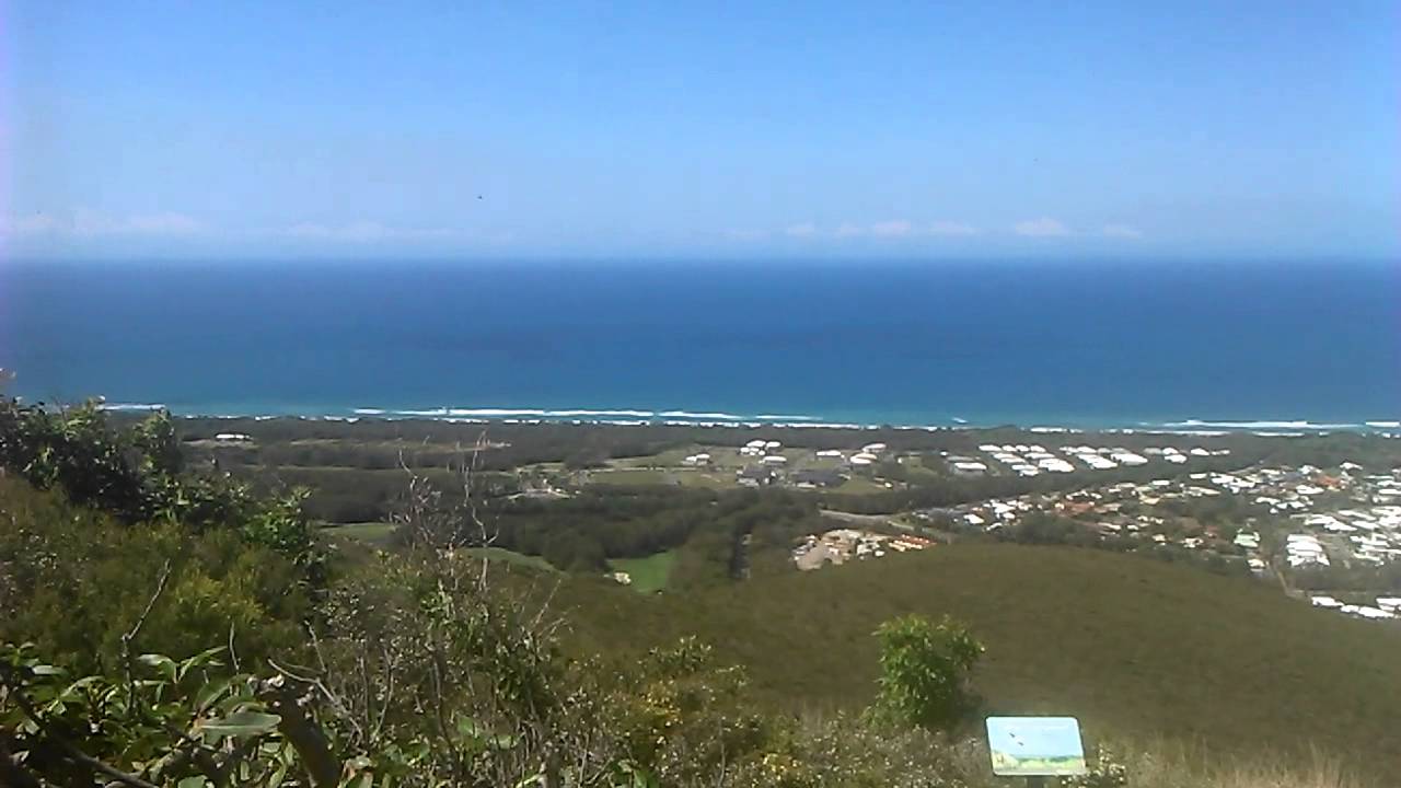 view from top of mount coolum - YouTube
