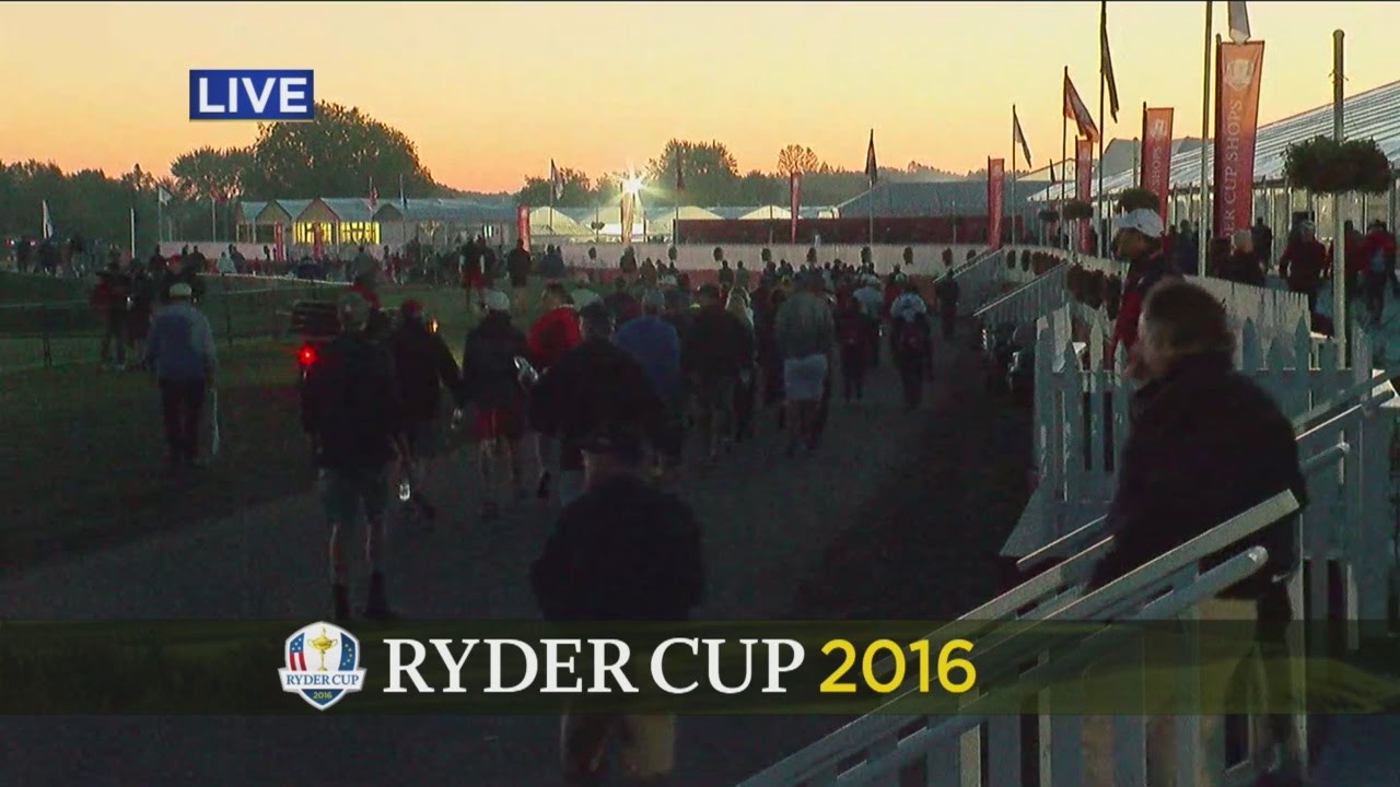 First Ryder Cup Rounds Begin At Hazeltine - YouTube