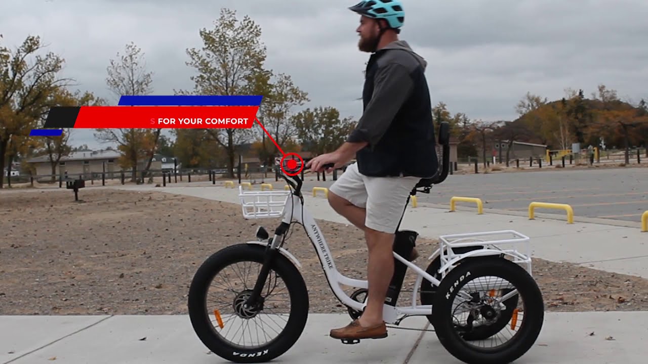 Anywhere Trike Rugged Edition Fat Tire Adult Electric Tricycle Promo ...