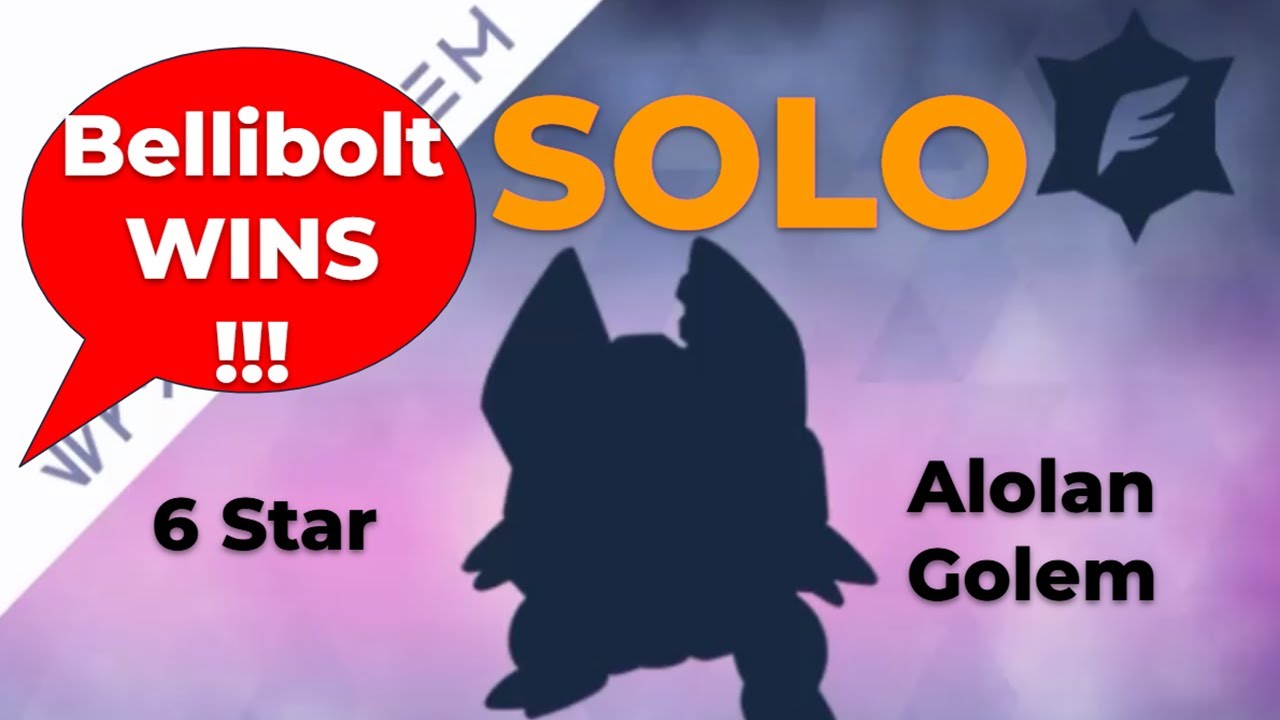 How to SOLO 6 star Alolan Golem Flying Tera Type - Bellibolt - Pokemon ...