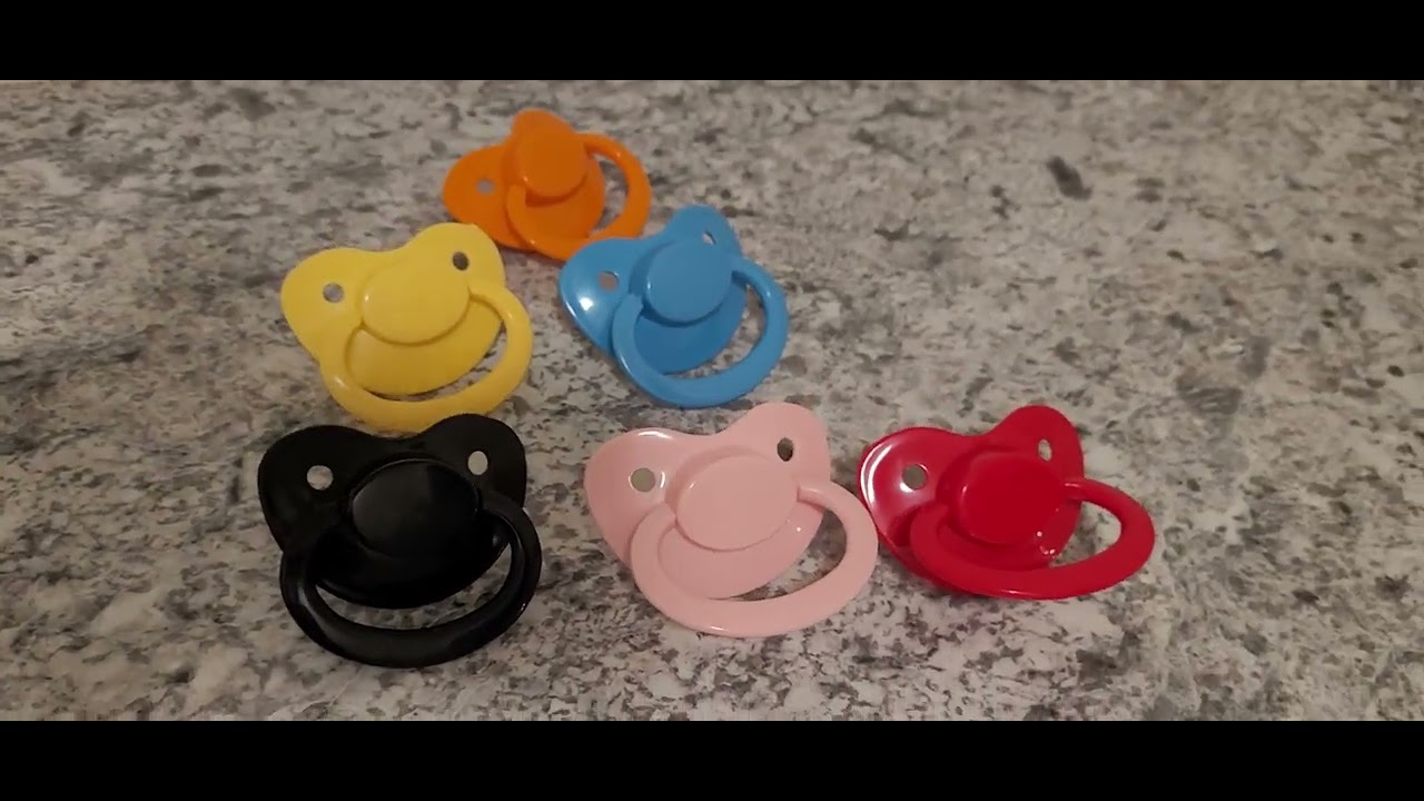 New ABDL Pacifier Collection - YouTube
