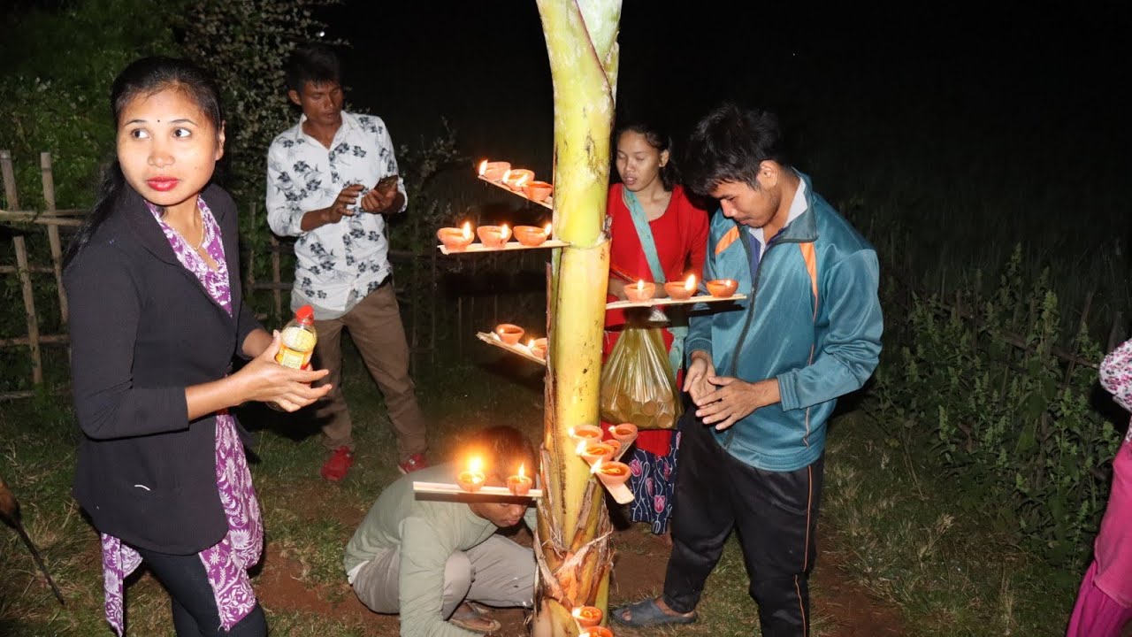 Diwali celebrate for village style - YouTube