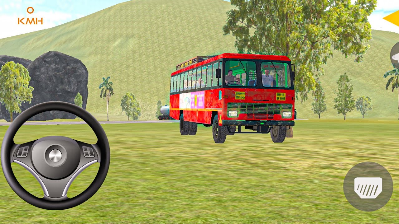 Indian Bus Simulator 3d Gameplay // Indian Sleeper Bus simulator ...