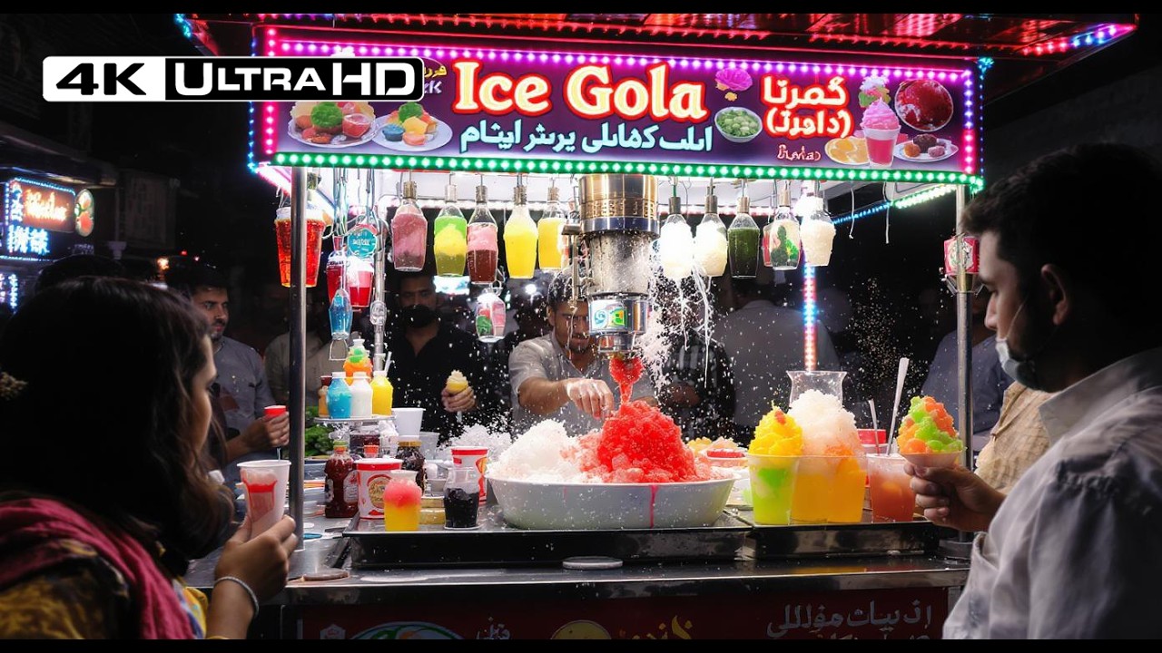 Biggest Ice Gola in Lahore - Baba Fareed Gola Summer Special | Food ...
