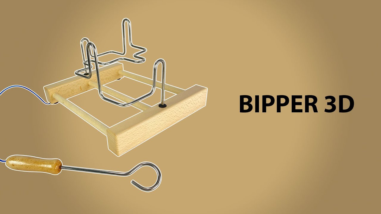 Bipper 3D : Le jeu du parcours en métal - YouTube