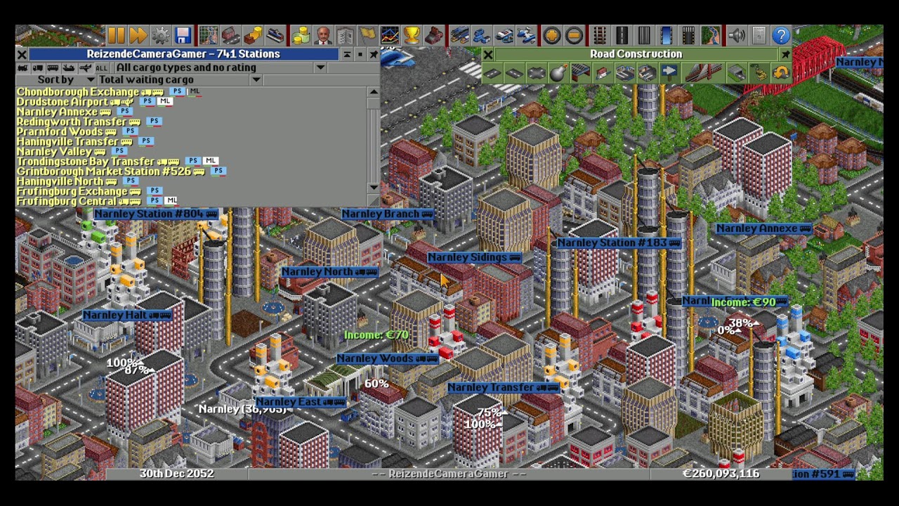 Open transport tycoon deluxe gameplay #0000015 - YouTube