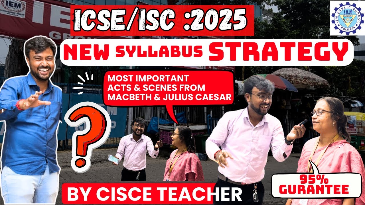 ICSE/ISC 2025:Most Important ACTS/SCENES😱95% New Syllabus😱Julius Caesar ...