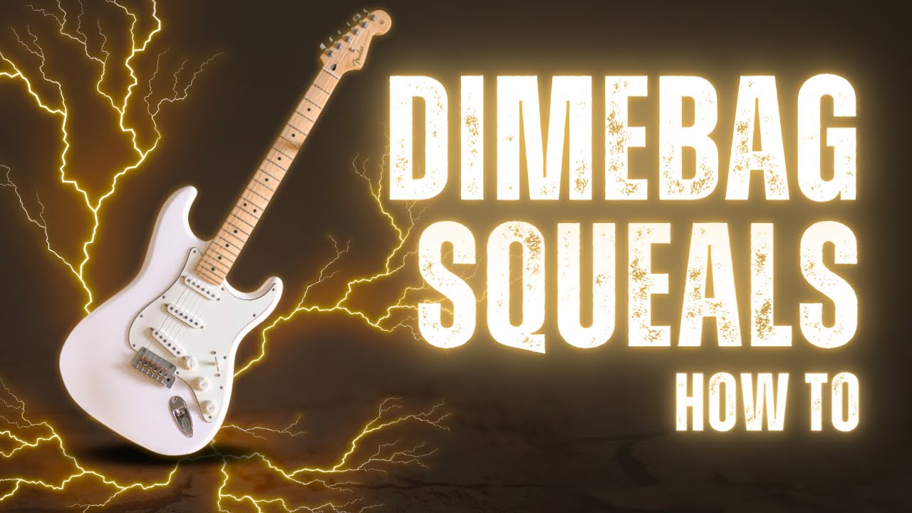 Como hacer Squeals en el estilo de Dimebag Darrel con la Guitarra - YouTube