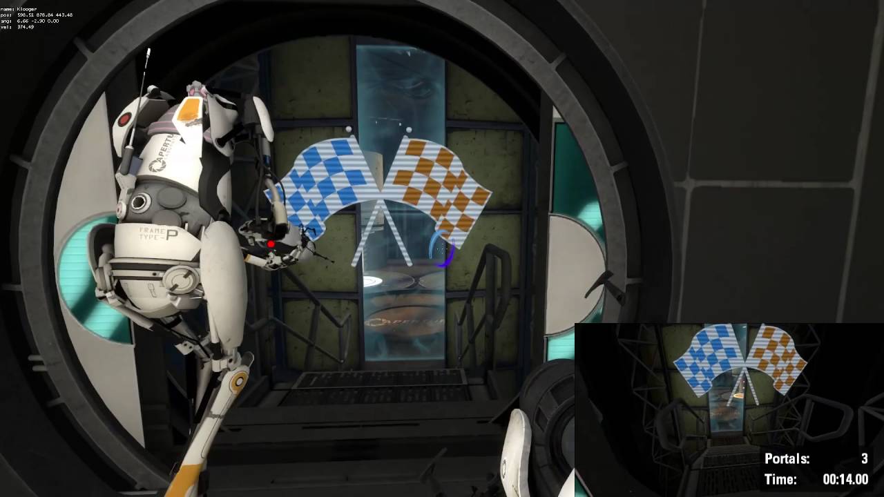 Portal 2 - Coop Funnels World Record 14.36 - YouTube
