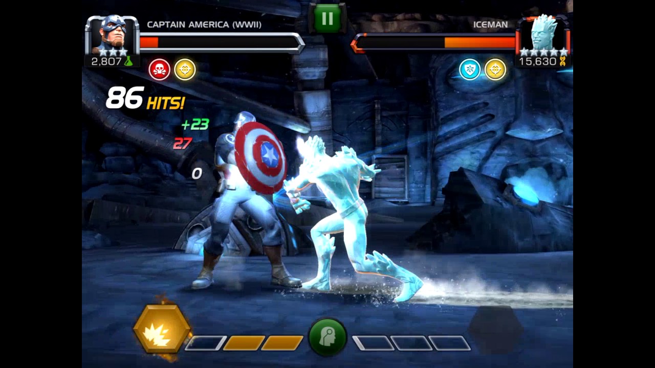 Marvel contest of champions How to beat Master mode Iceman easy - YouTube