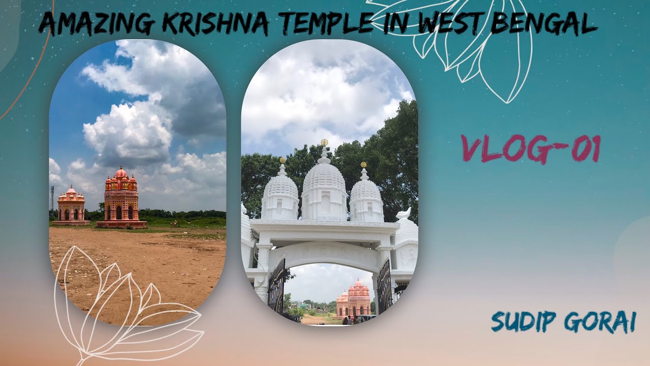 Amazing Krishna temple in West Bengal (Garbeta)😯🤩 #vlogvideo #vlogger # ...