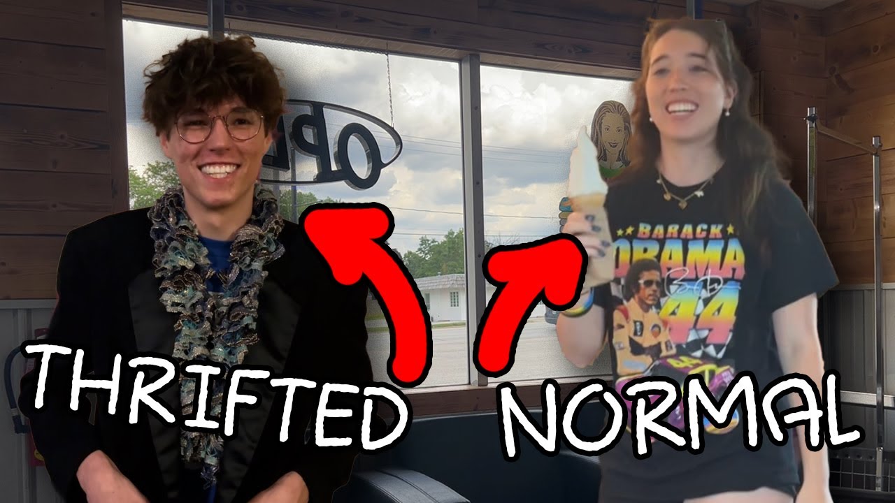 Thrifting For Horrendous Clothes to Interview People With - YouTube