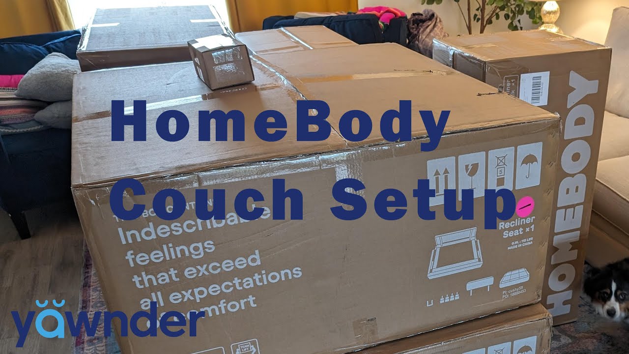 Setting Up the HomeBody Couch - YouTube
