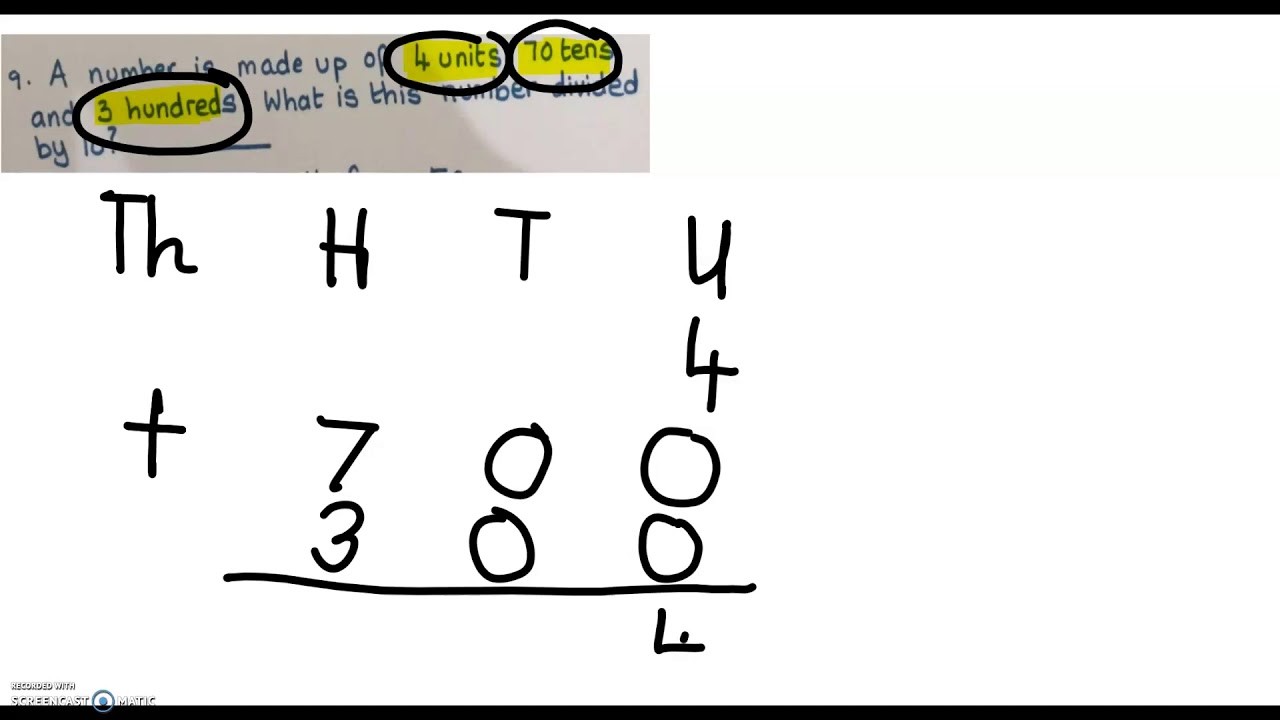 Day 2: No 9 MM- Place value calculation - YouTube