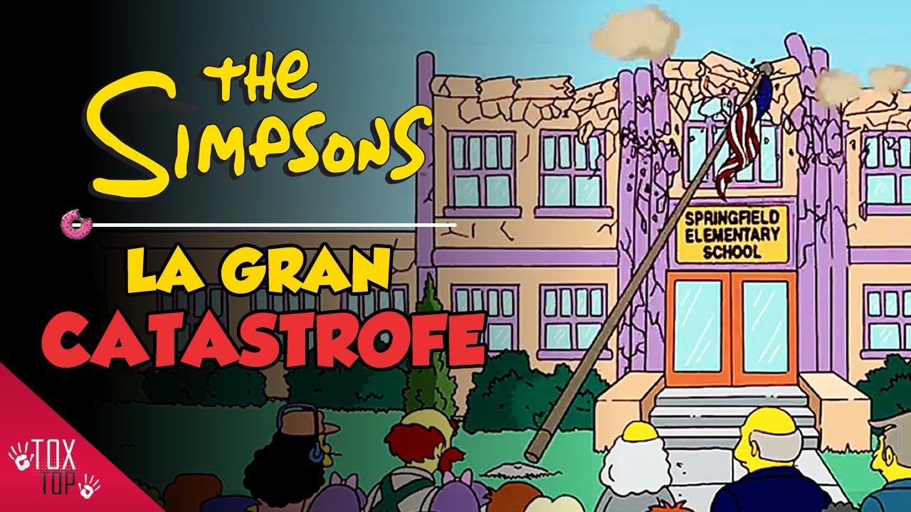 El terremoto que destruye Springfield | Los Simpson - YouTube