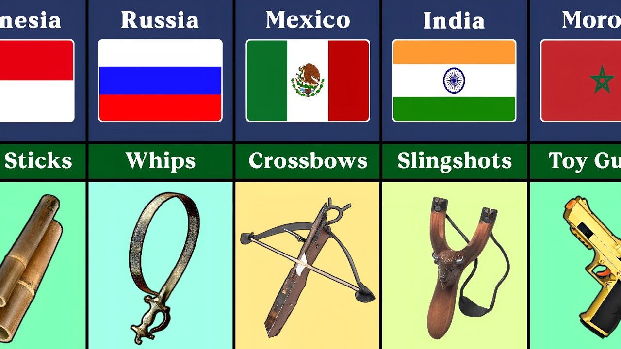 🗡️ Unusual Items That are Considered Weapons in Different Countries ...