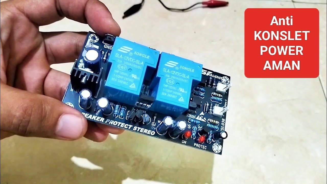 Cara Pasang Speaker Protektor OCP anti konslet pada Power Amplifier ...