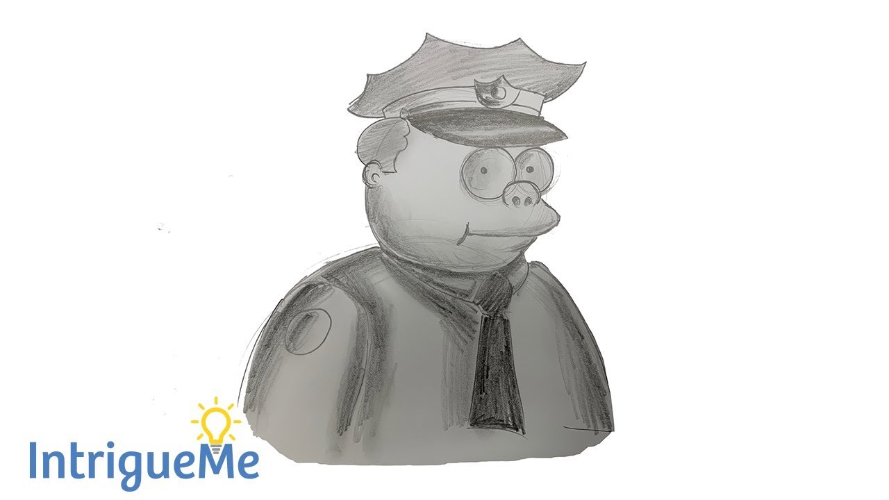 How to Draw Chief Wiggum from The Simpsons - YouTube