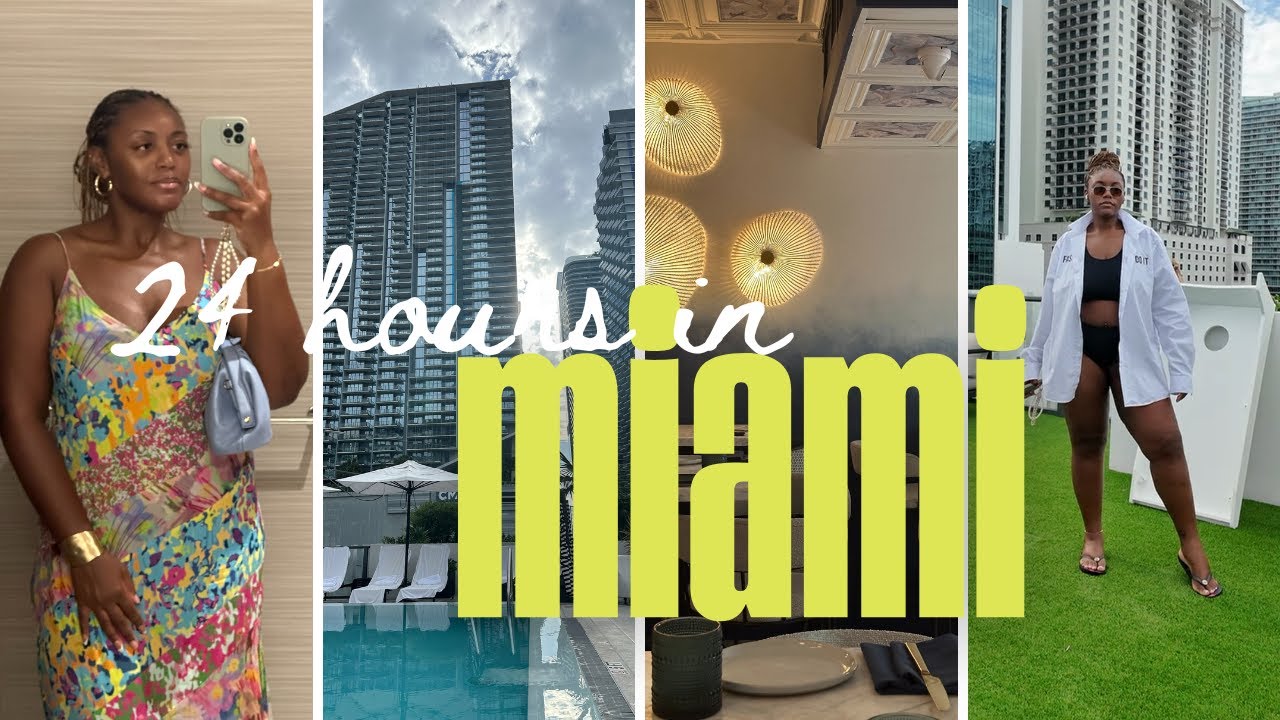 Solo in Miami for 24 Hours: Selfcare, One K Miami, and Pool Vibes - YouTube