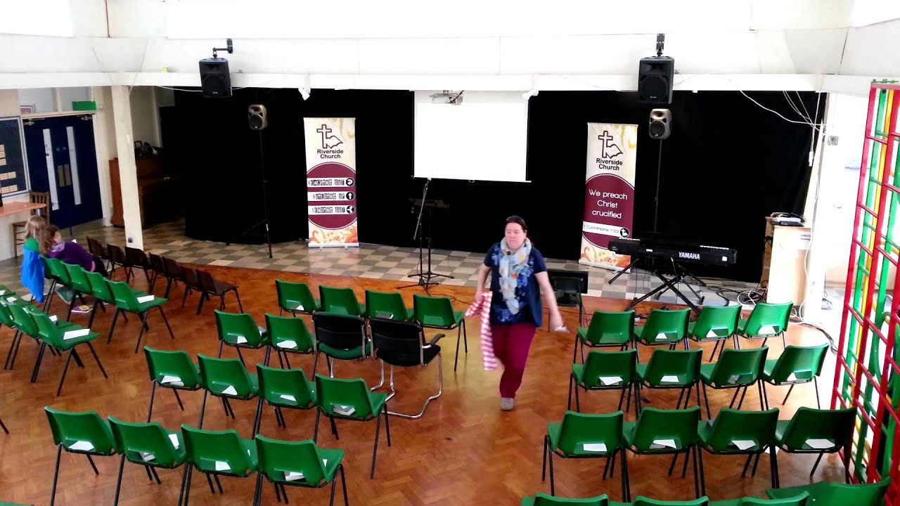 Riverside church set up timelapse - YouTube