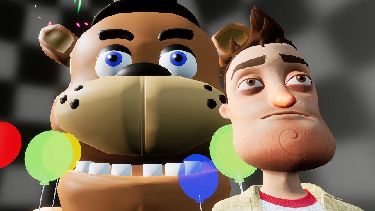 ESCAPE FREDDY'S PIZZERIA OBBY | Hello Neighbor Mod - YouTube