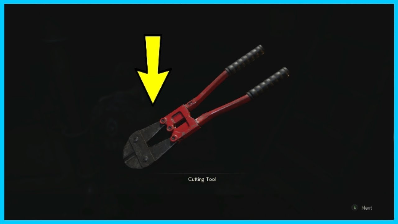 RESIDENT EVIL 2 REMAKE OBTAINING THE CUTTING TOOL - YouTube