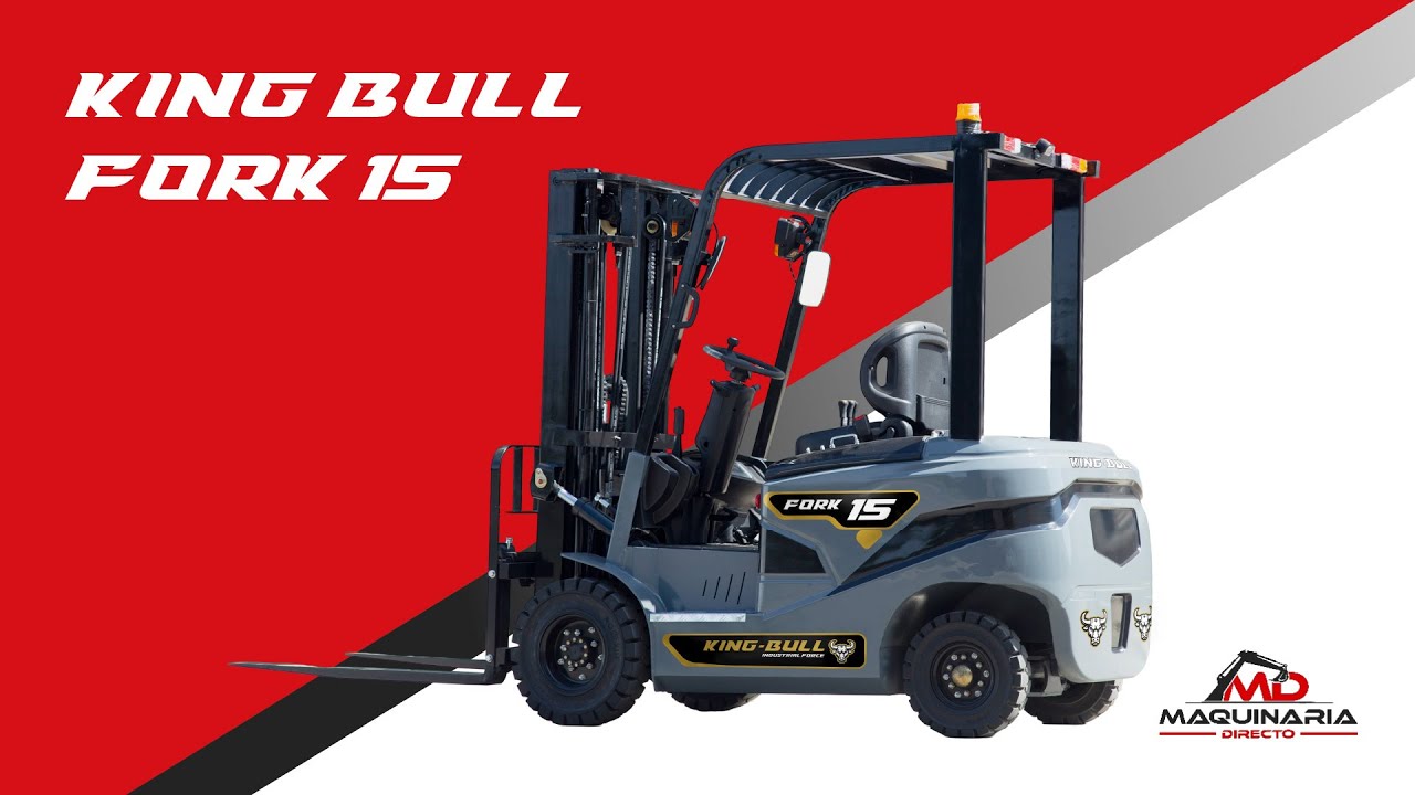 King Bull Fork 15 (1500kg 3M) - YouTube