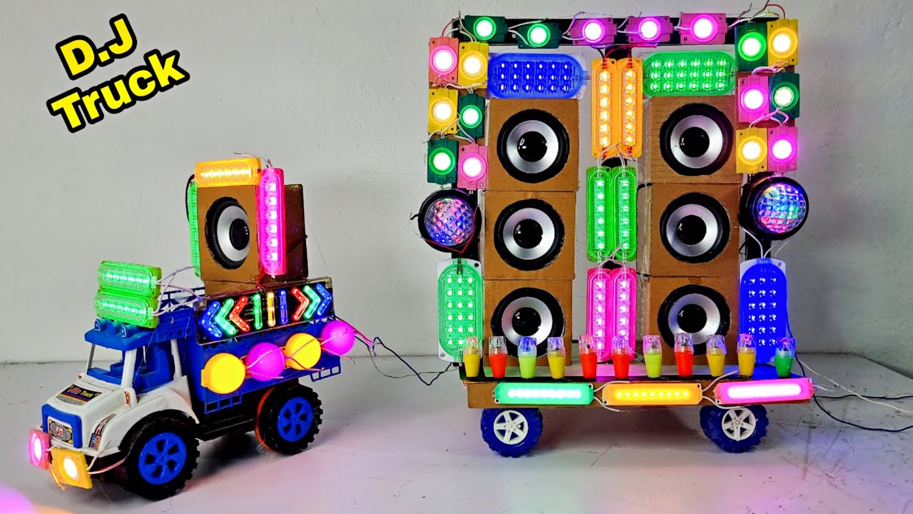 Light Sound DJ Truck | full Setup DJ Loading On Trolly | Chota Gadi DJ ...